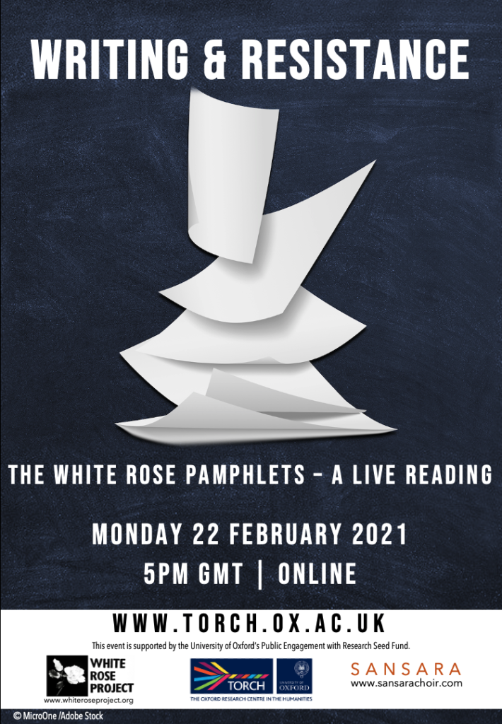 Live Reading of the White Rose Pamphlets – WHITE ROSE PROJECT