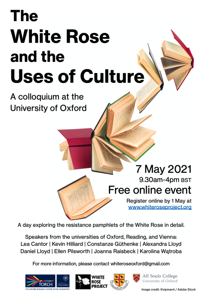 Event: The White Rose and the Uses of Culture – WHITE ROSE PROJECT