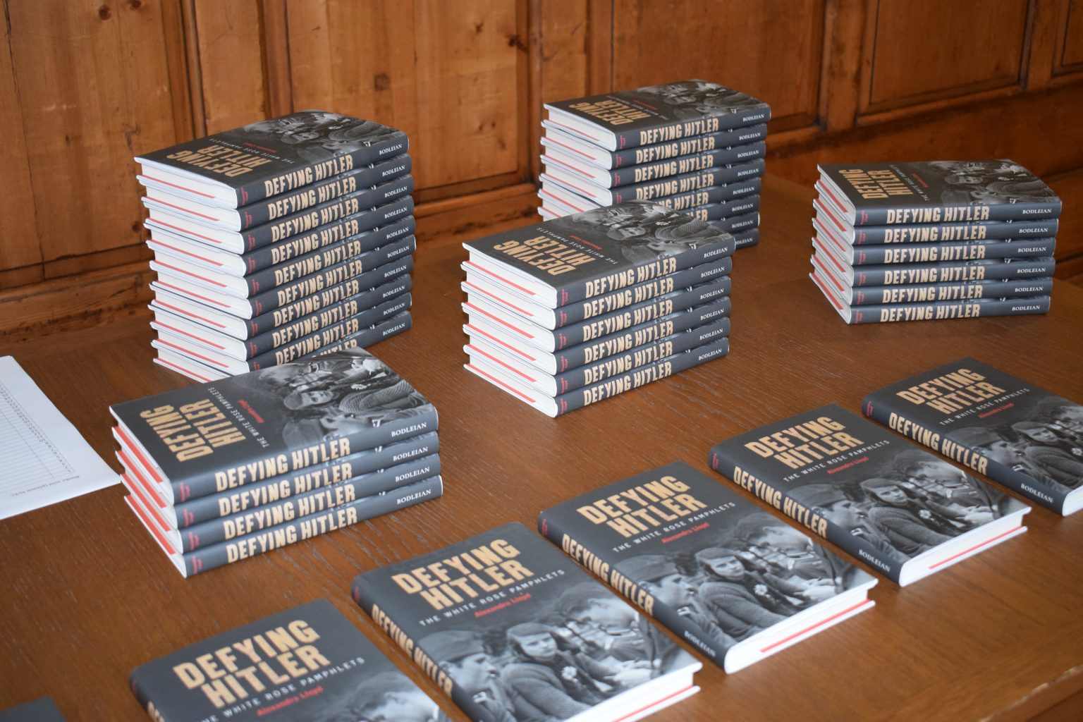 Book Launch: ‘Defying Hitler – The White Rose Pamphlets’ – WHITE ROSE ...